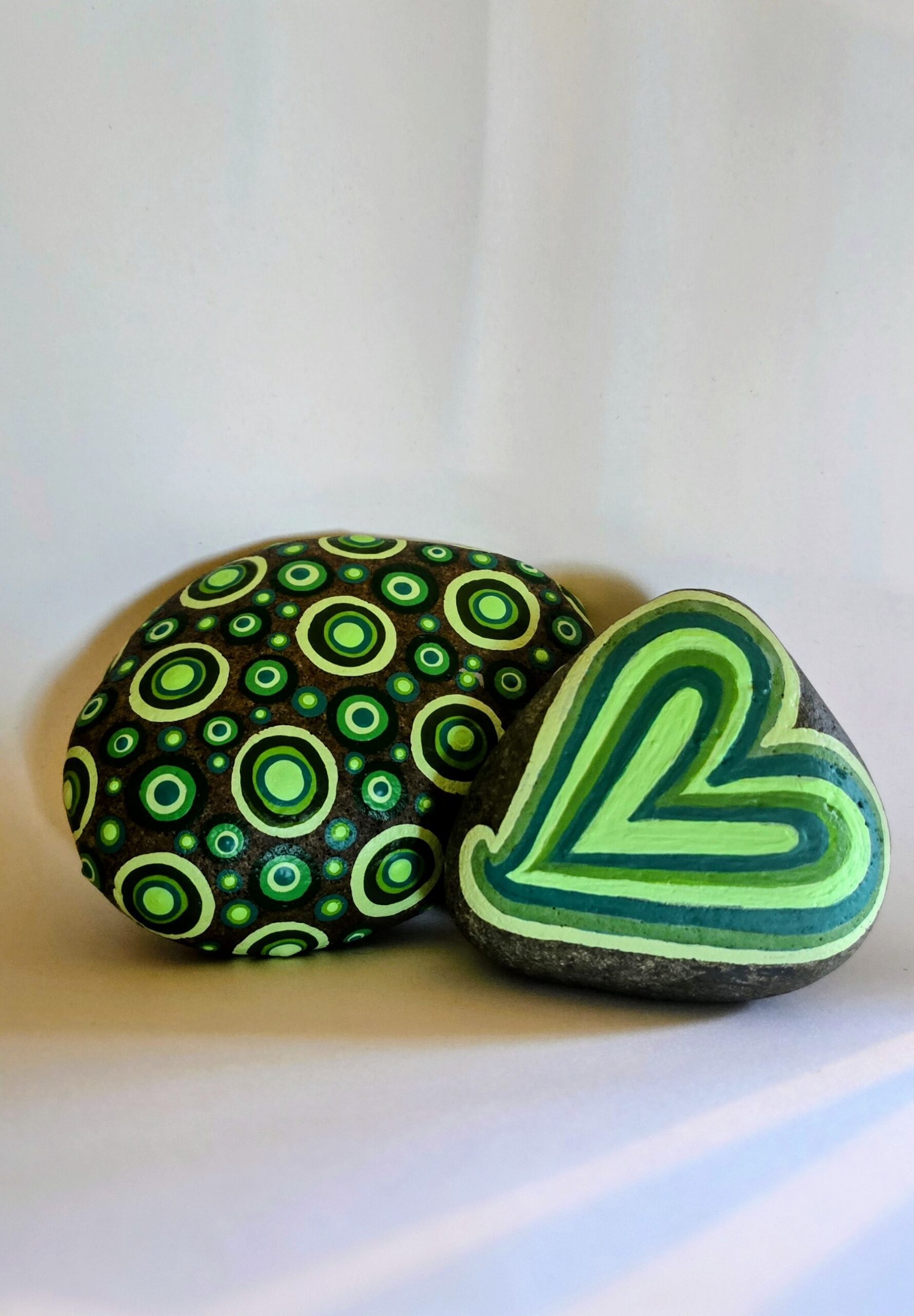 Colorful set of Kindness Rocks - Go Rock Go